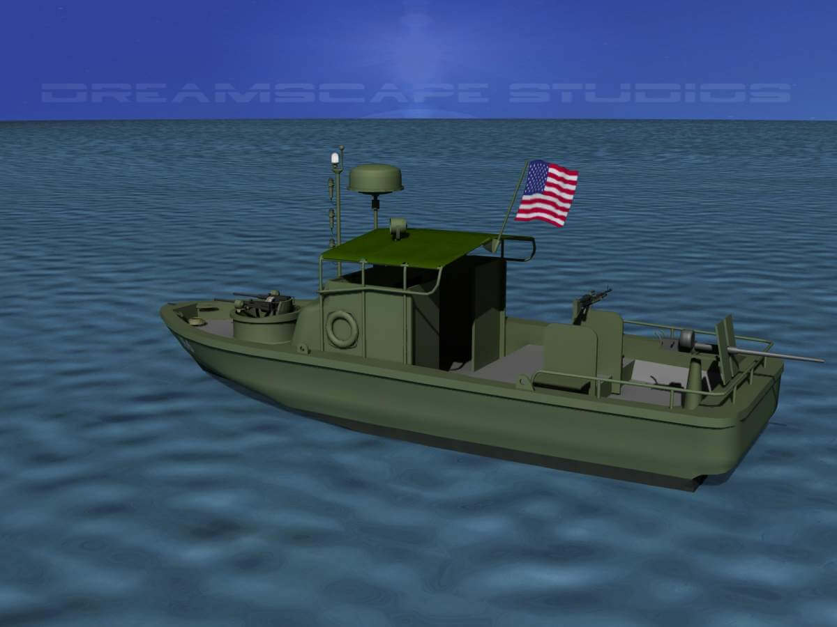 Patrol Boat V01 - 3D Model by Dreamscape Studios