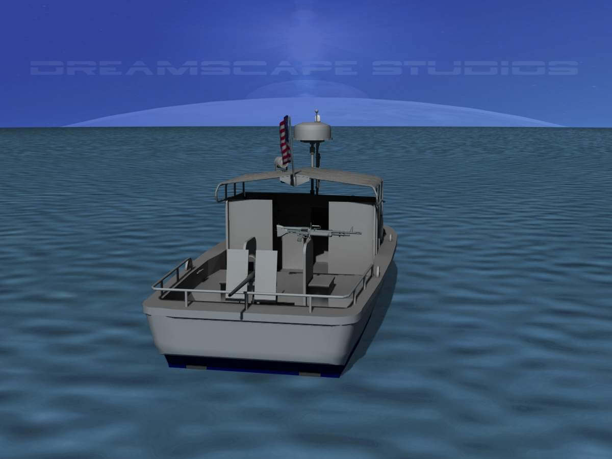 Patrol Boat V07 - 3D Model by Dreamscape Studios