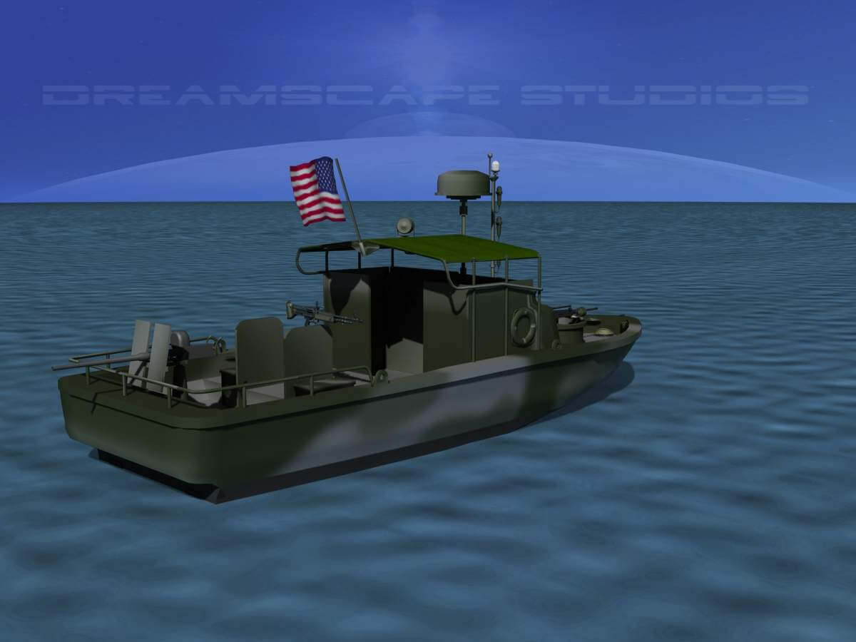 Patrol Boat V08 - 3D Model by Dreamscape Studios