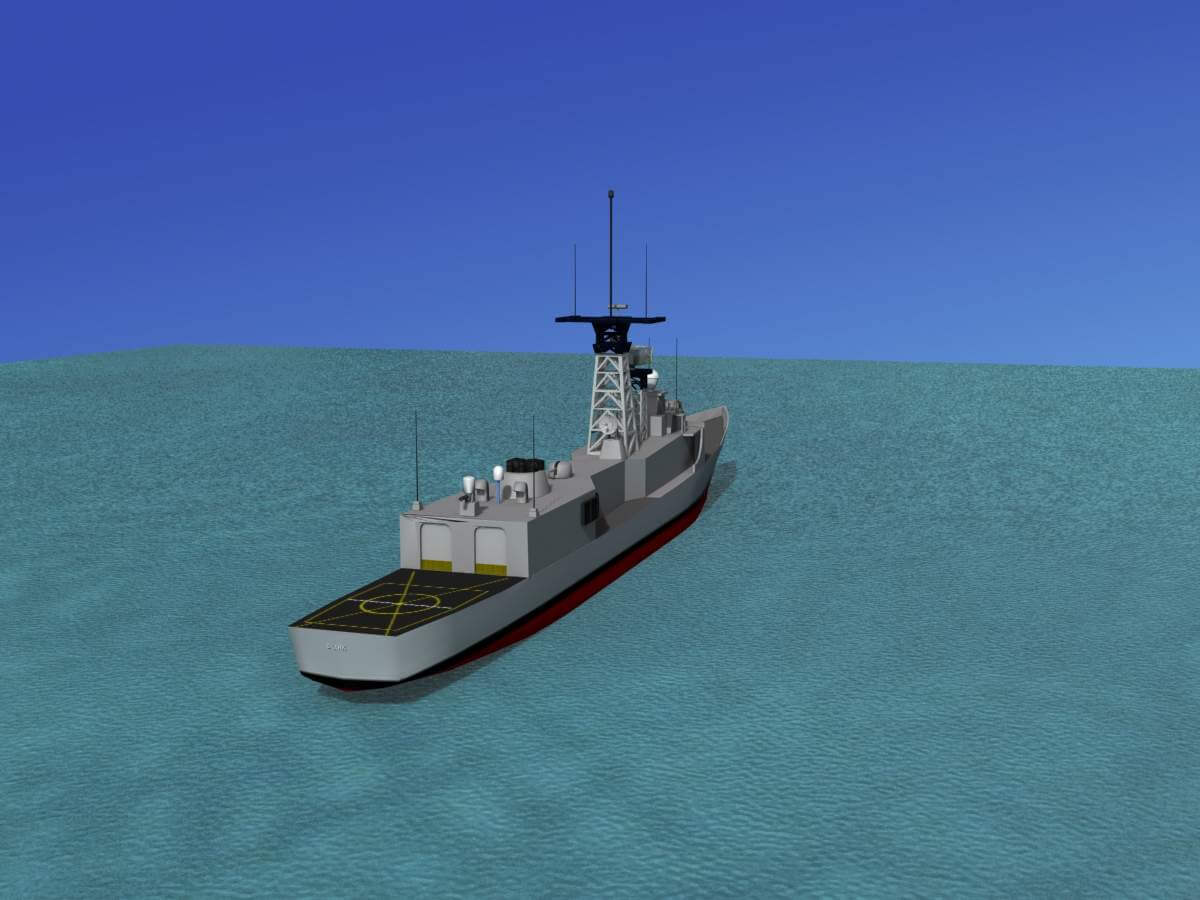Perry Class FFG31 USS Stark - 3D Model by Dreamscape Studios