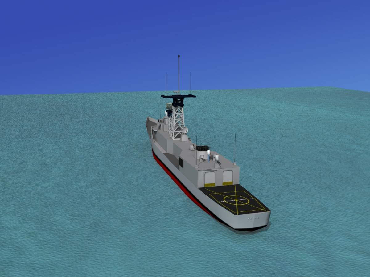 Perry Class FFG36 USS Underwood - 3D Model by Dreamscape Studios