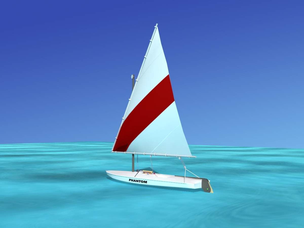 Phantom Sailboat - 3D Model by Dreamscape Studios