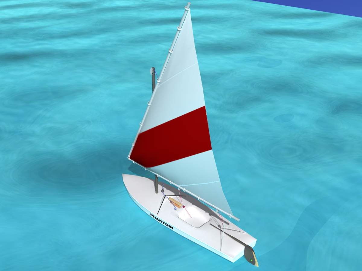 Phantom Sailboat - 3D Model by Dreamscape Studios