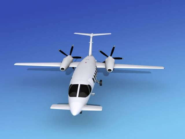 Piaggio Avanti P180 V00 - 3D Model by Dreamscape Studios