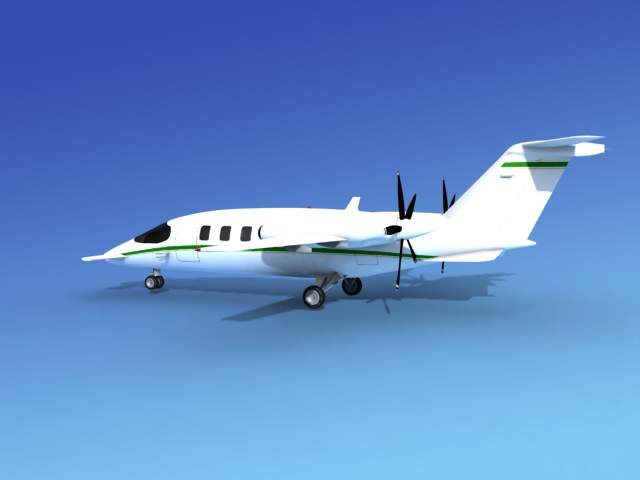 Piaggio Avanti P180 V06 - 3D Model by Dreamscape Studios