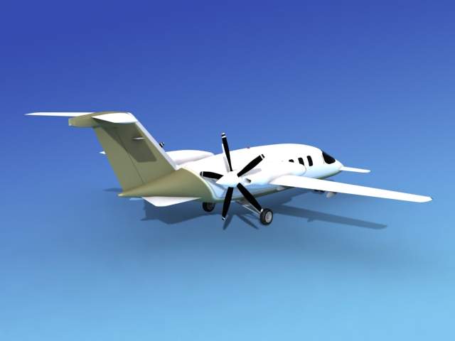 Piaggio Avanti P180 V10 - 3D Model by Dreamscape Studios