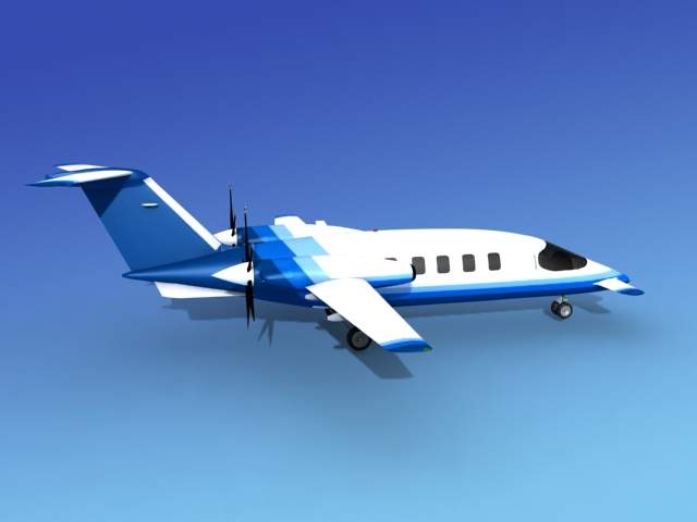 Piaggio Avanti P180 V19 - 3D Model by Dreamscape Studios