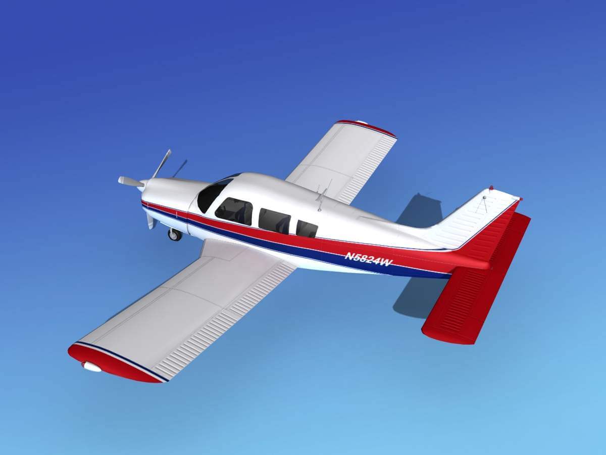 Piper Arrow I V07 - 3D Model by Dreamscape Studios