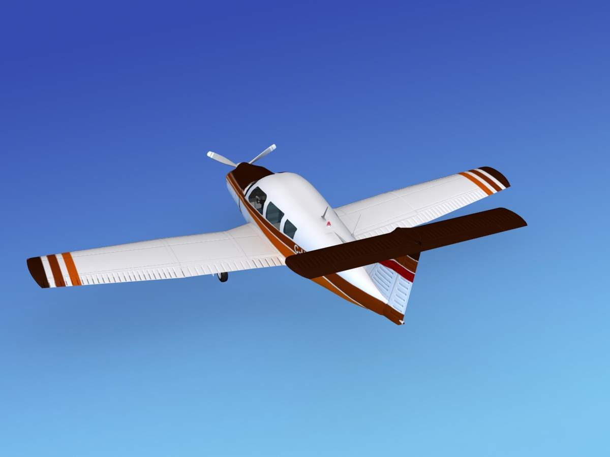 Piper Arrow III V03 - 3D Model by Dreamscape Studios