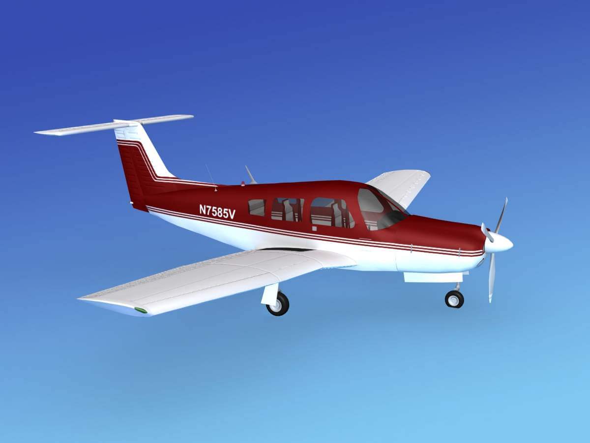 Piper Arrow III V08 - 3D Model by Dreamscape Studios