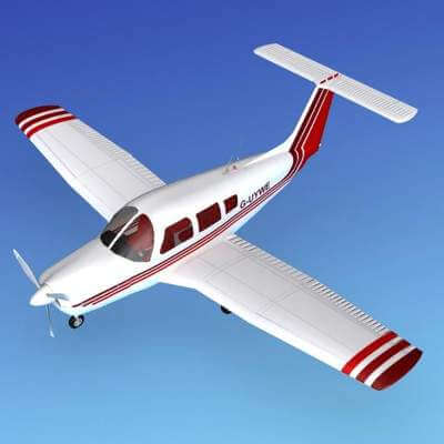 Piper Arrow III V12 - 3D Model by Dreamscape Studios