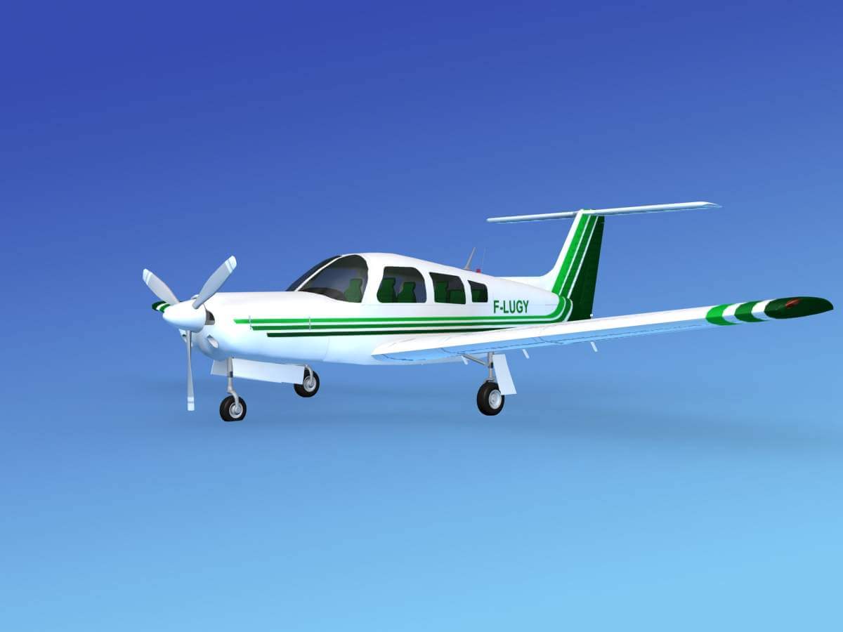 Piper Arrow III V15 - 3D Model by Dreamscape Studios