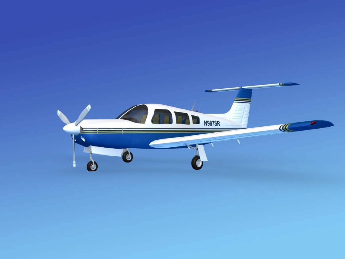 Piper Arrow III V16 - 3D Model by Dreamscape Studios