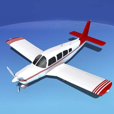 Piper Cherokee Six 260 V06 - 3D Model by Dreamscape Studios