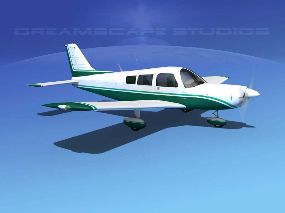 Piper PA-28 Cherokee 235 FG V12 3D Model by Dreamscape Studios