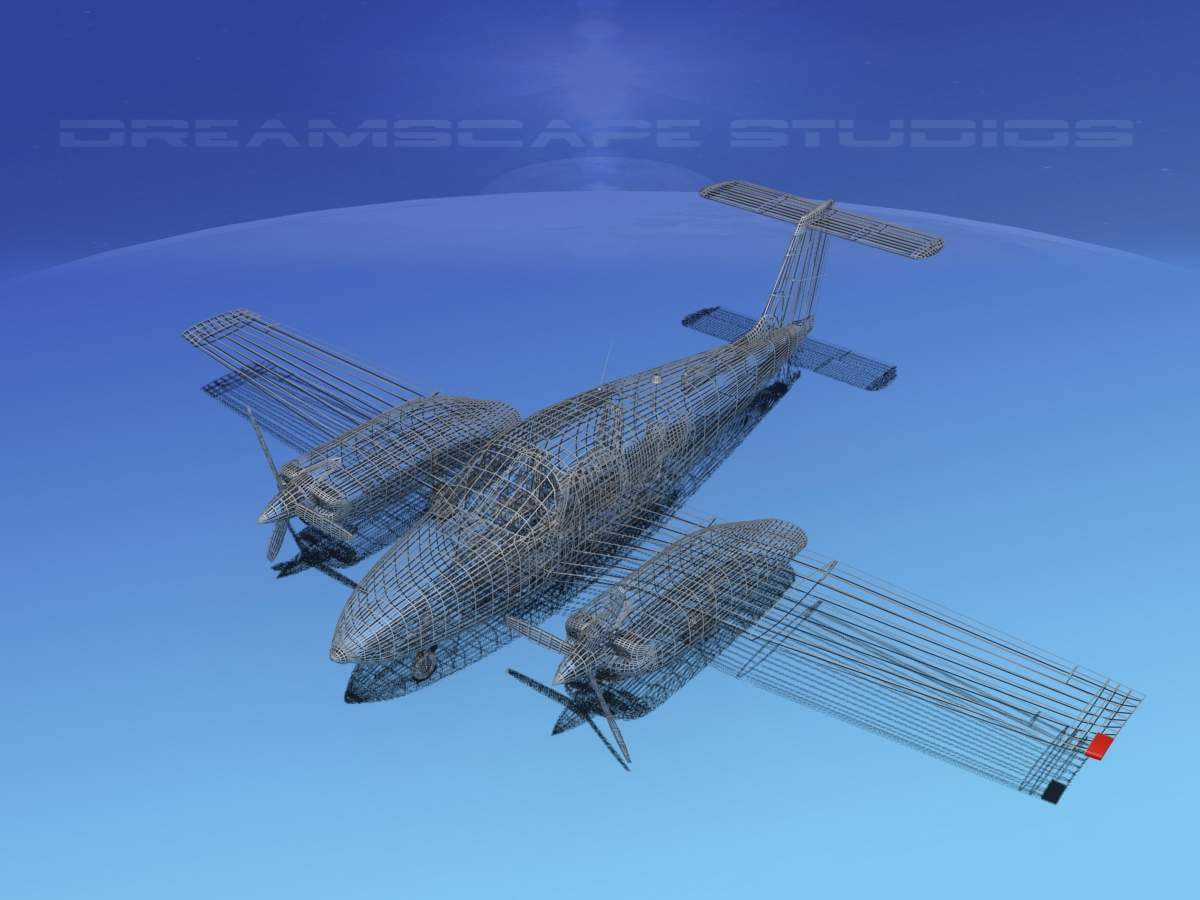 Piper PA-44-180T Turbo Seminole V07 3D Model by Dreamscape Studios