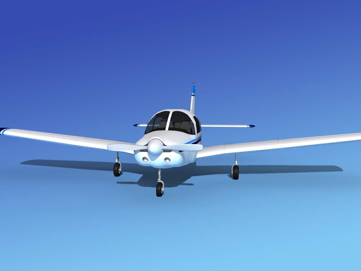 Piper Warrior 200 V03 - 3D Model by Dreamscape Studios
