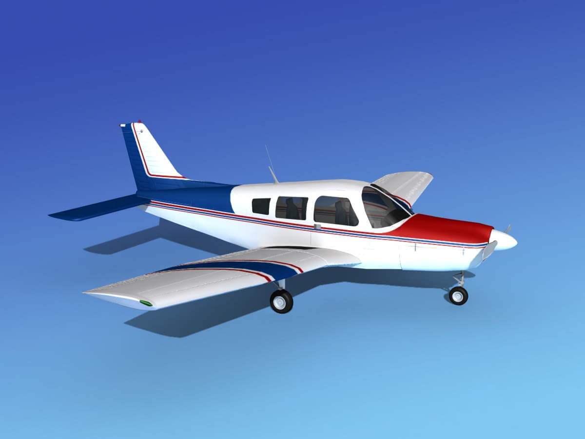 Piper Warrior 200 V13 - 3D Model by Dreamscape Studios