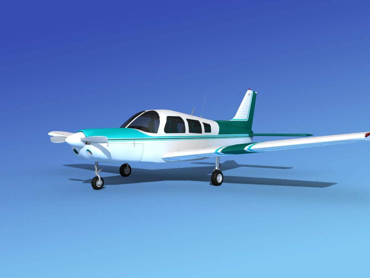 Piper Warrior 200 V14 - 3D Model by Dreamscape Studios