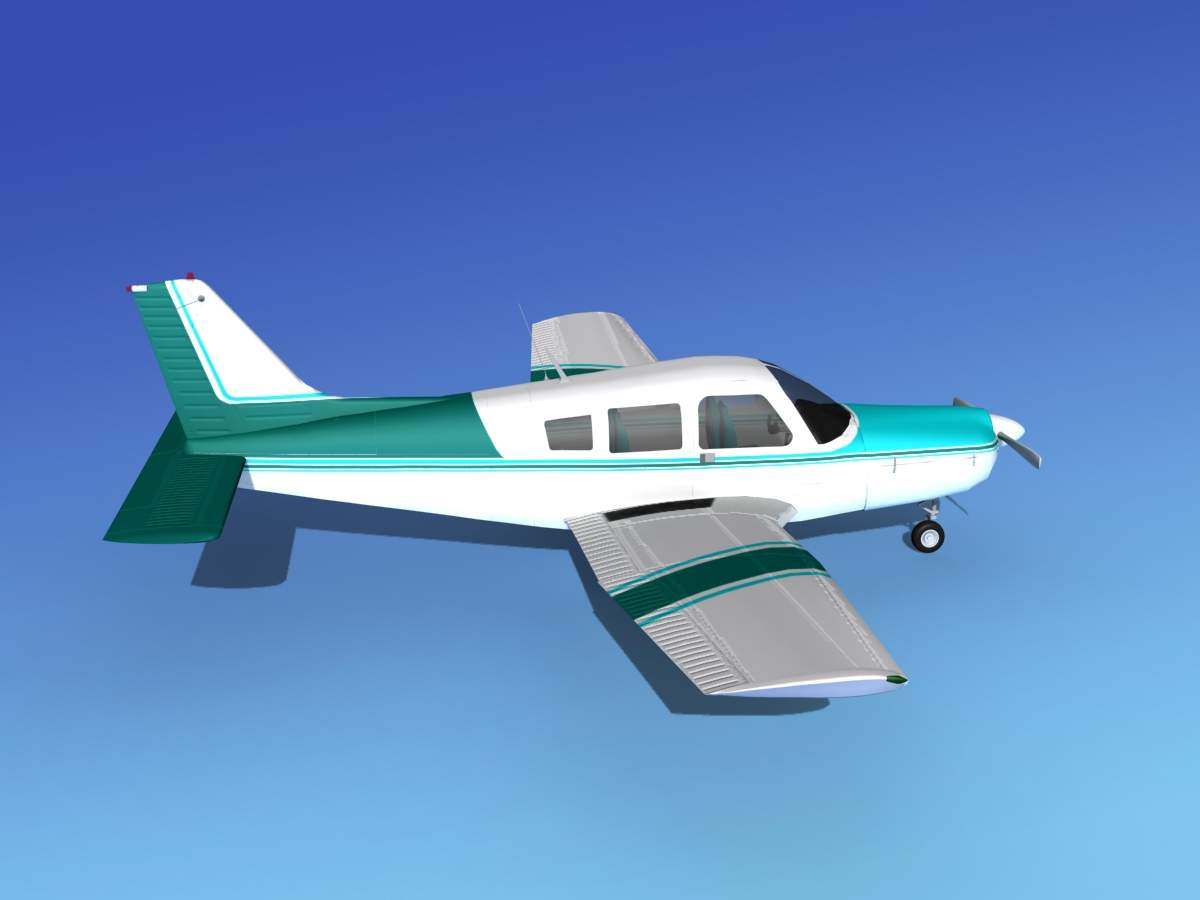 Piper Warrior 200 V14 - 3D Model by Dreamscape Studios