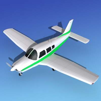 Piper Warrior 200 V18 - 3D Model by Dreamscape Studios