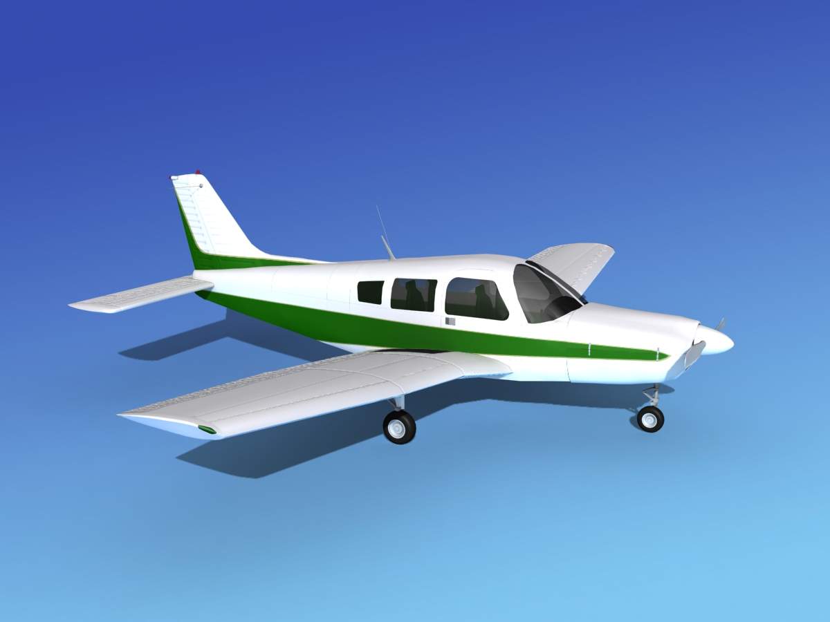 Piper Warrior 200 V20 - 3D Model by Dreamscape Studios