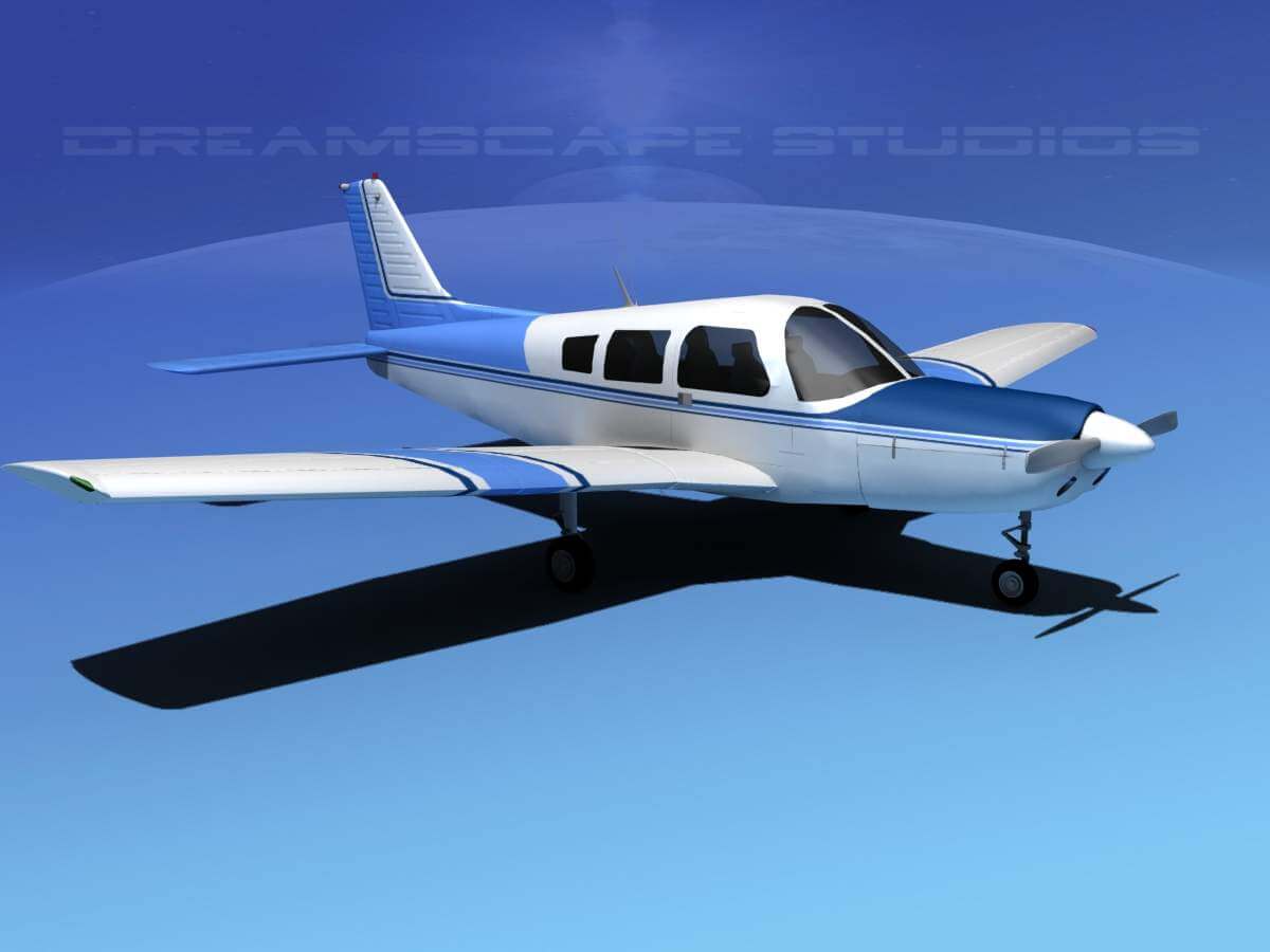 Piper Warrior II V11 - 3D Model by Dreamscape Studios