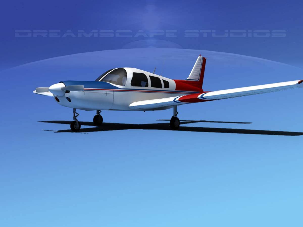 Piper Warrior II V12 - 3D Model by Dreamscape Studios