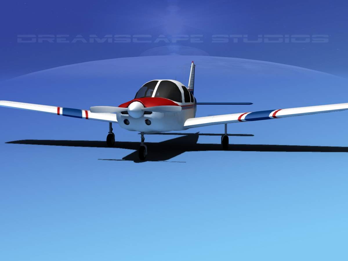Piper Warrior II V13 - 3D Model by Dreamscape Studios