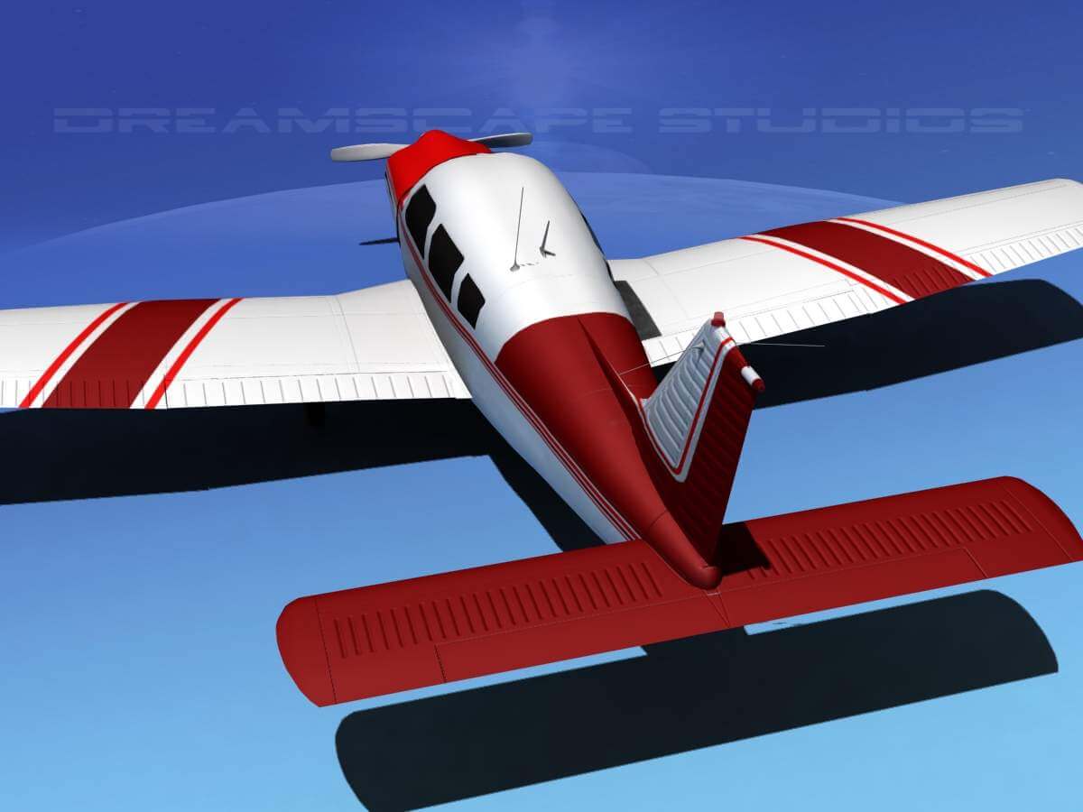 Piper Warrior II V15 - 3D Model by Dreamscape Studios