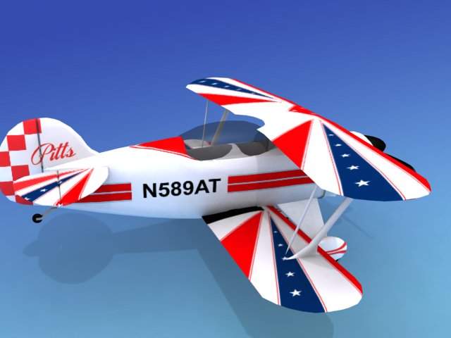 Pitts Special RC Plane - 3D Model by Dreamscape Studios