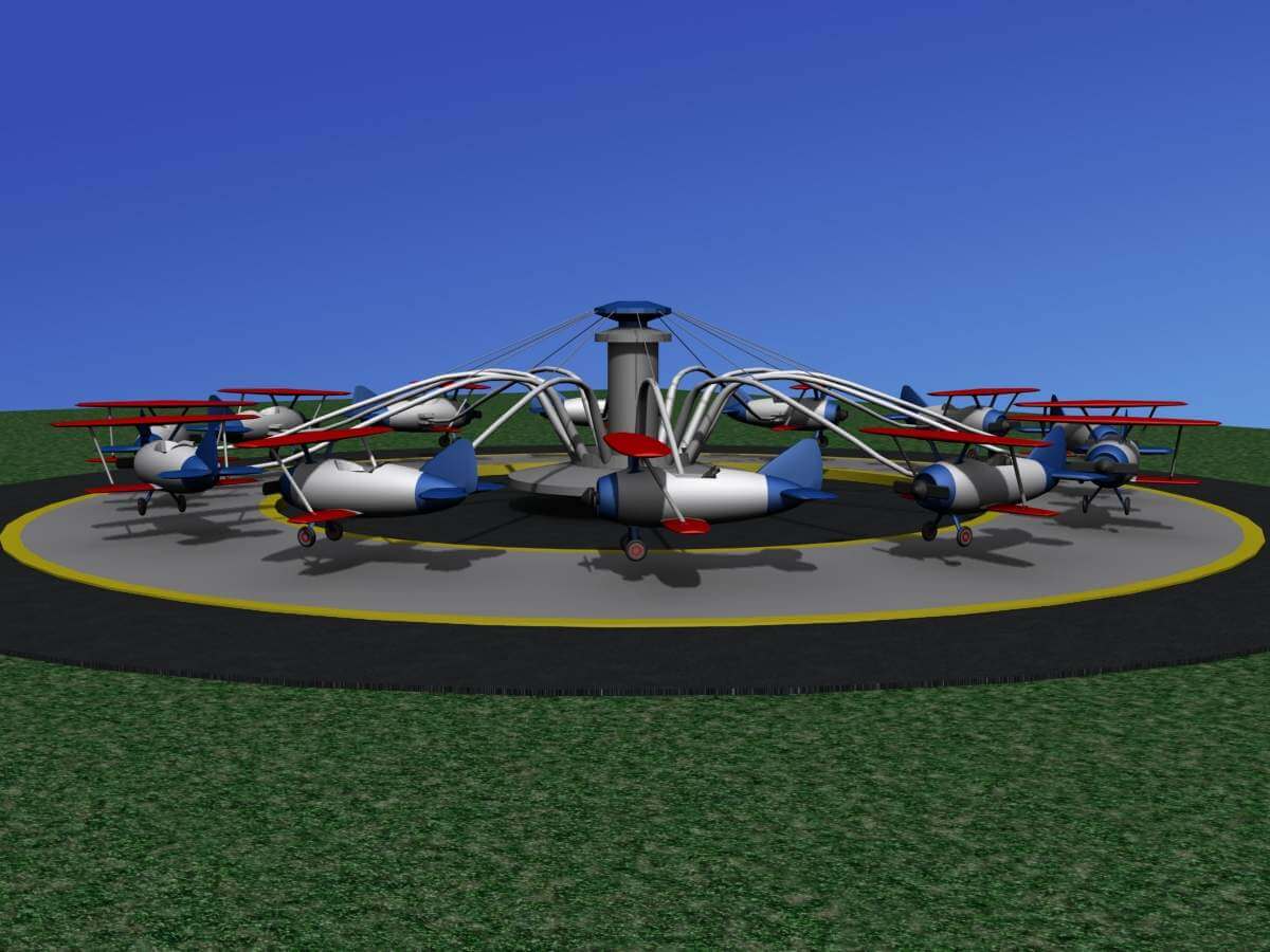 Plane Ride - 3D Model by Dreamscape Studios