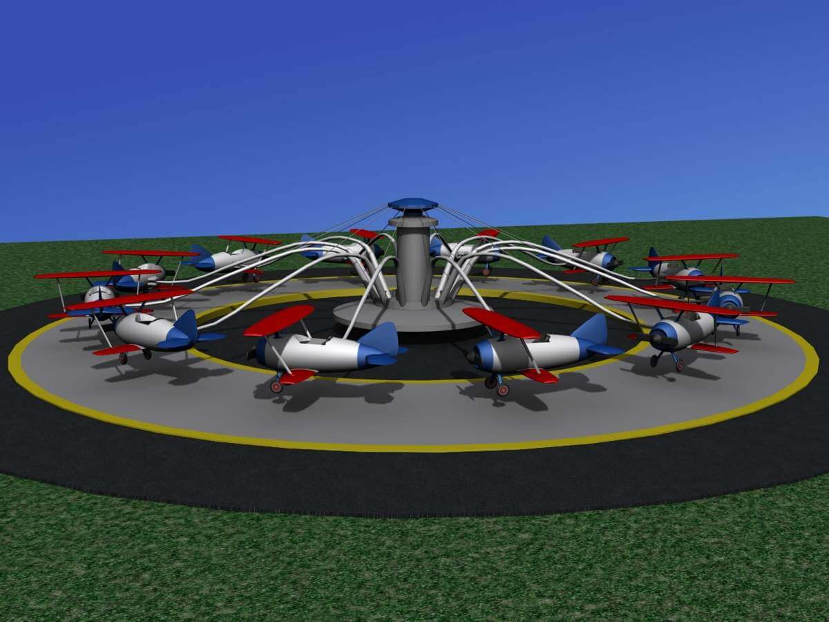 Plane Ride - 3D Model by Dreamscape Studios