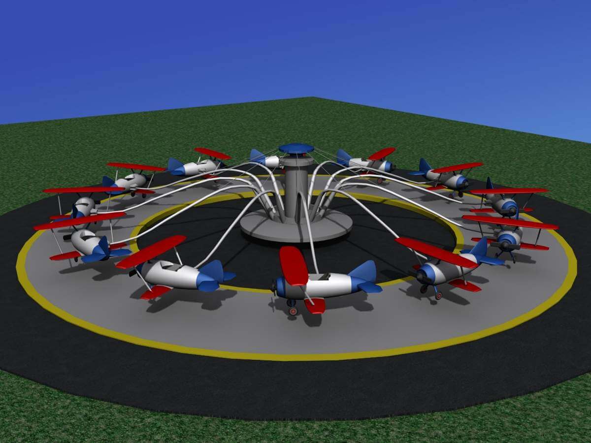 Plane Ride - 3D Model by Dreamscape Studios