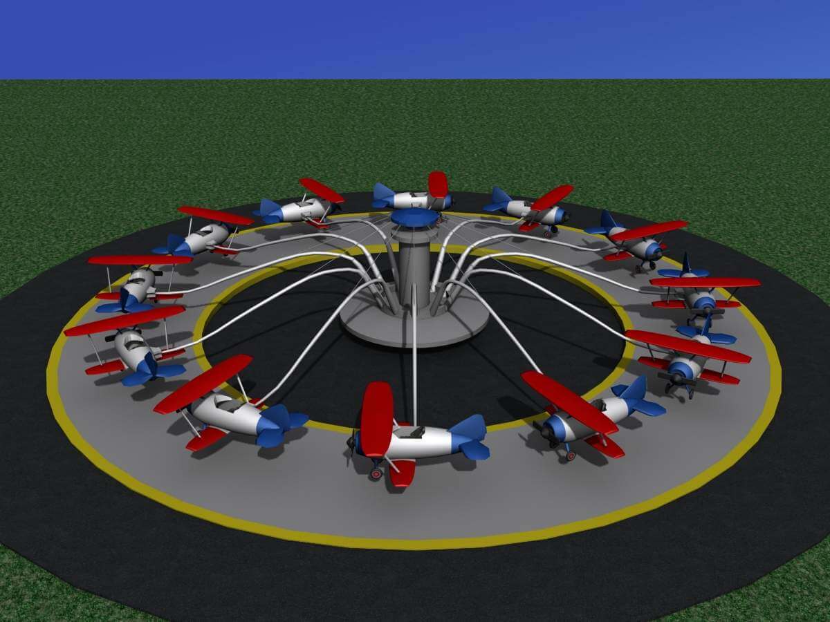 Plane Ride - 3D Model by Dreamscape Studios