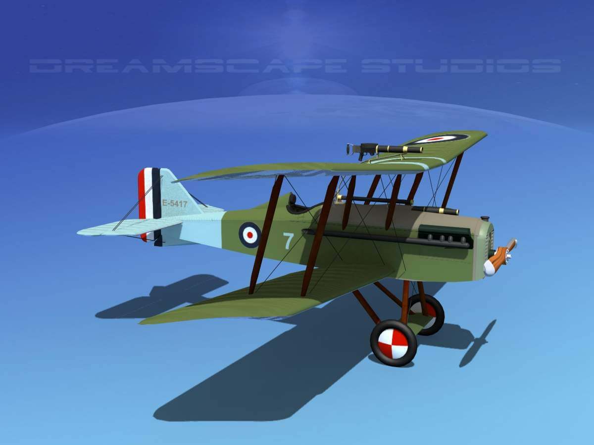 RAF SE5A V02 - 3D Model by Dreamscape Studios