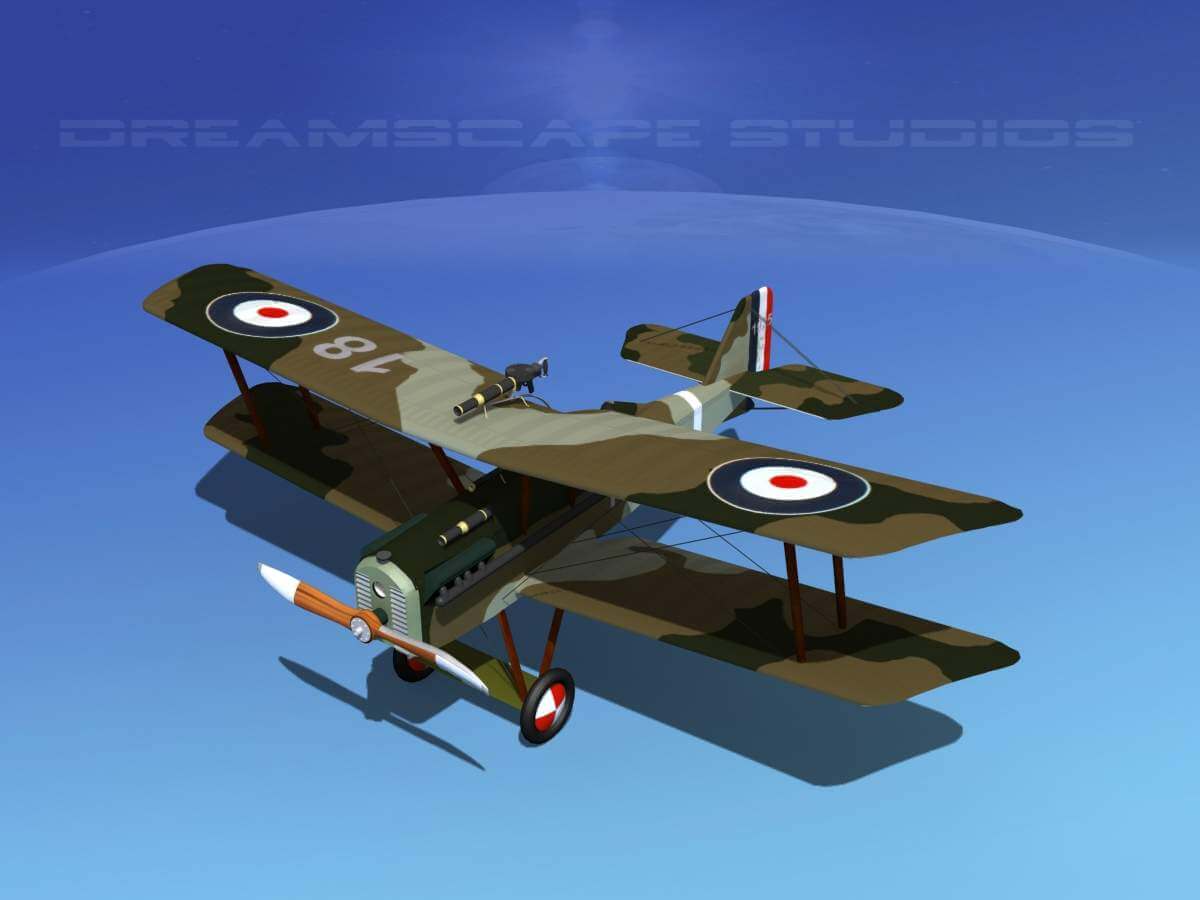 RAF SE5A V08 - 3D Model by Dreamscape Studios