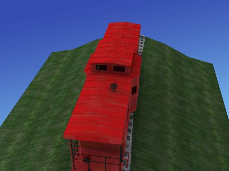 Railroad Caboose - 3D Model by Dreamscape Studios