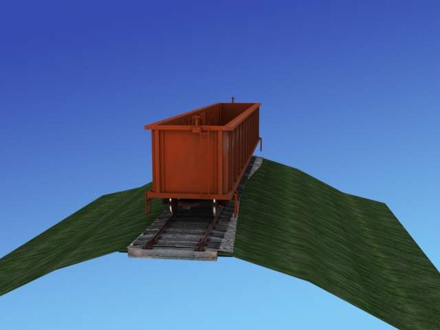 Railroad Coal Car - 3D Model by Dreamscape Studios