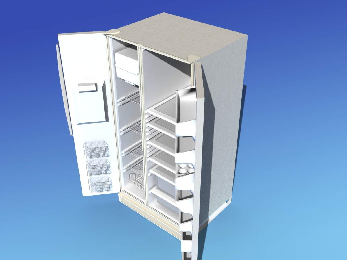 Refrigerator - 3D Model by Dreamscape Studios