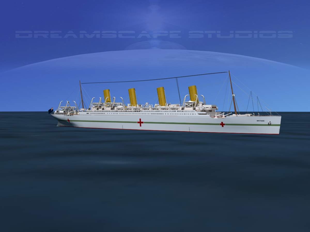 HMHS Britannic - 3D Model by Dreamscape Studios