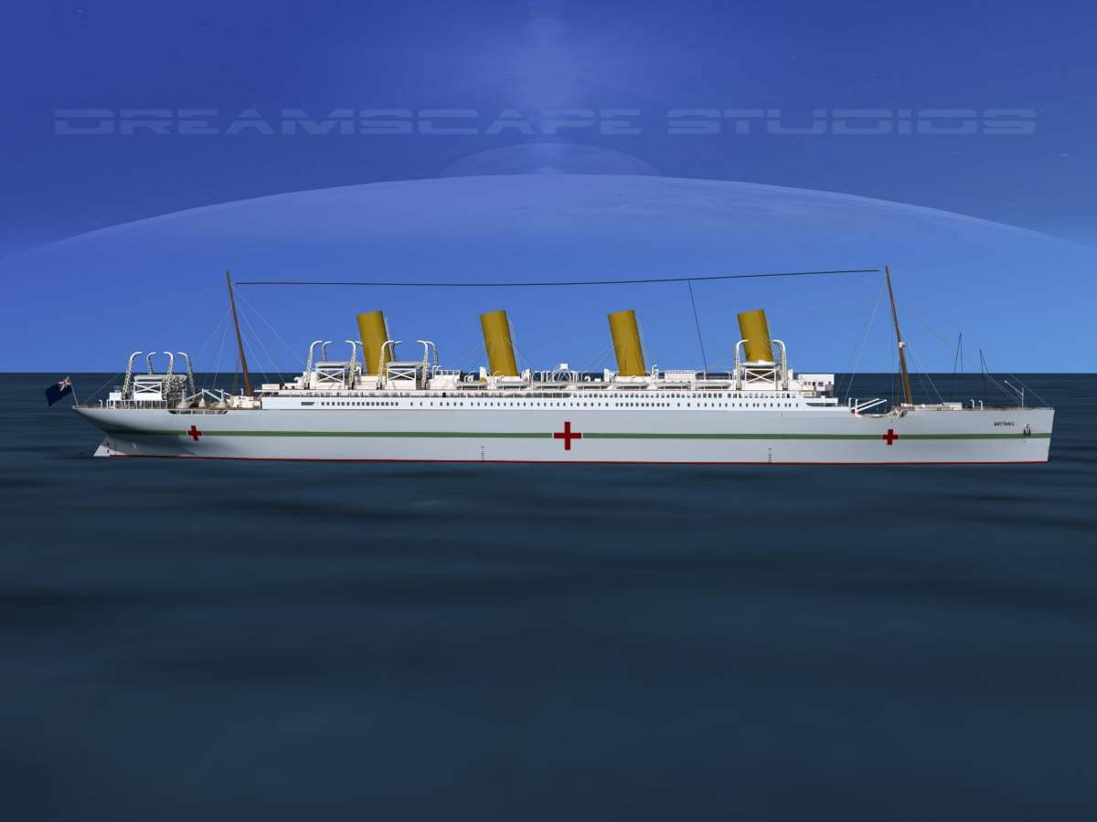 HMHS Britannic - 3D Model by Dreamscape Studios