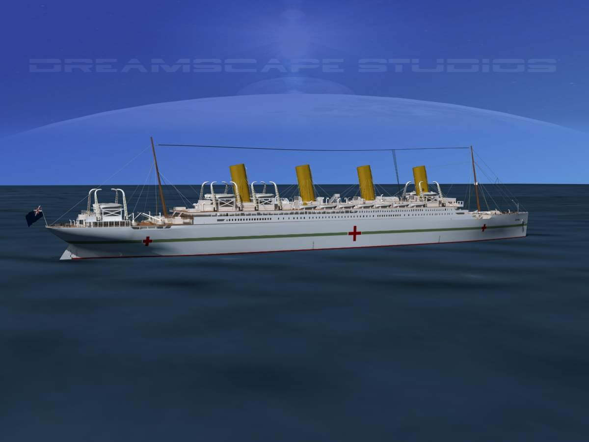 HMHS Britannic - 3D Model by Dreamscape Studios
