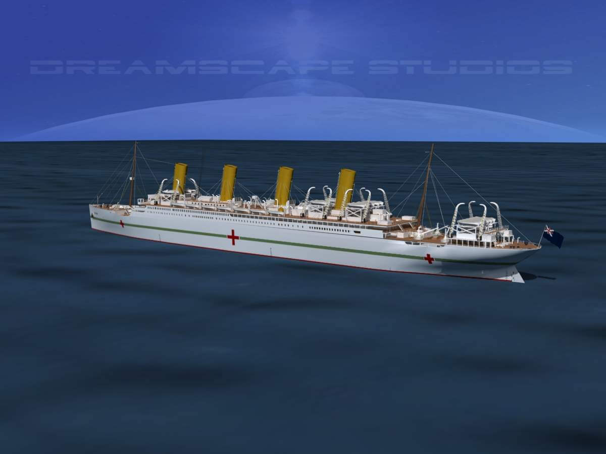 HMHS Britannic - 3D Model by Dreamscape Studios