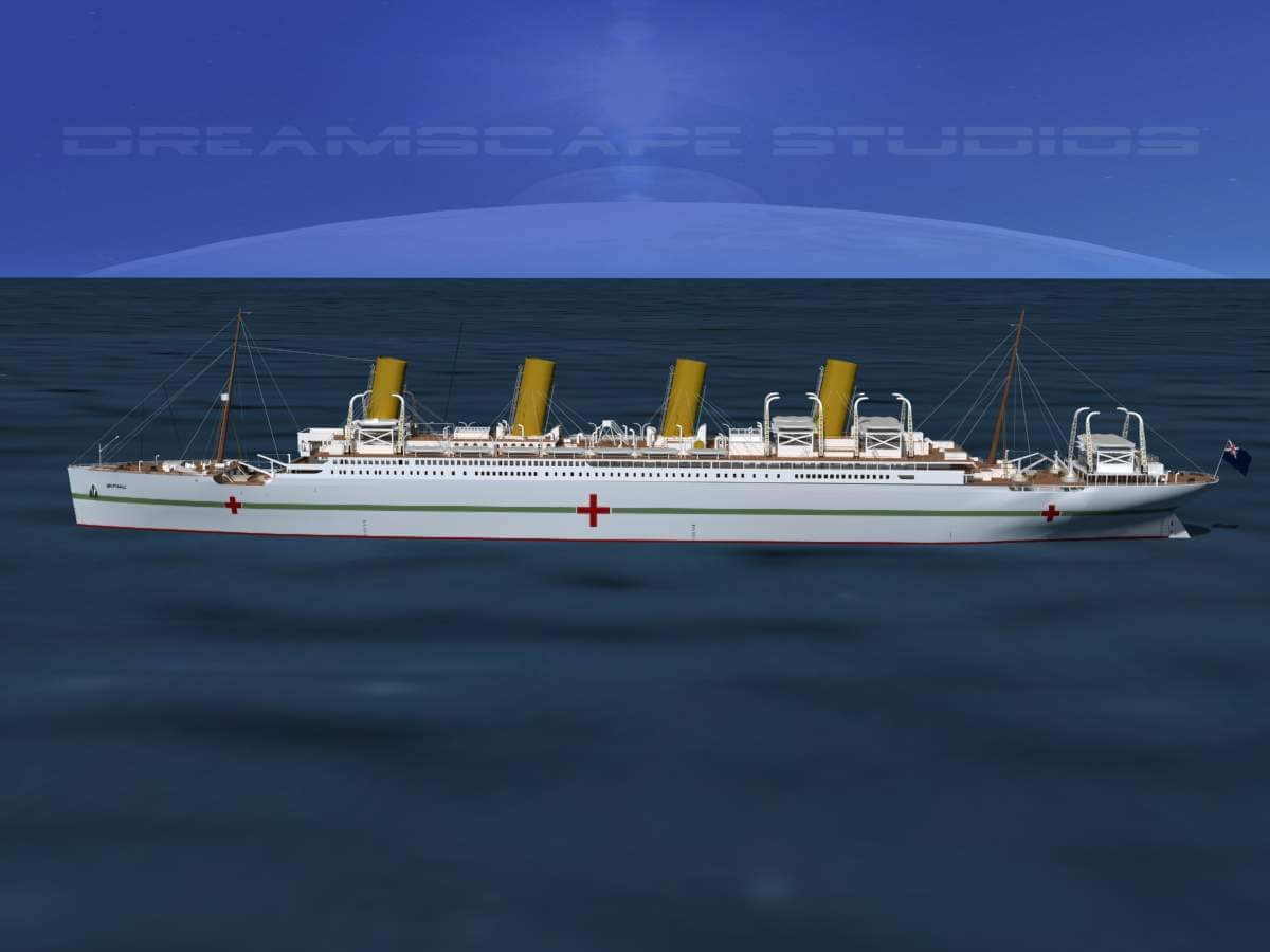 HMHS Britannic - 3D Model by Dreamscape Studios