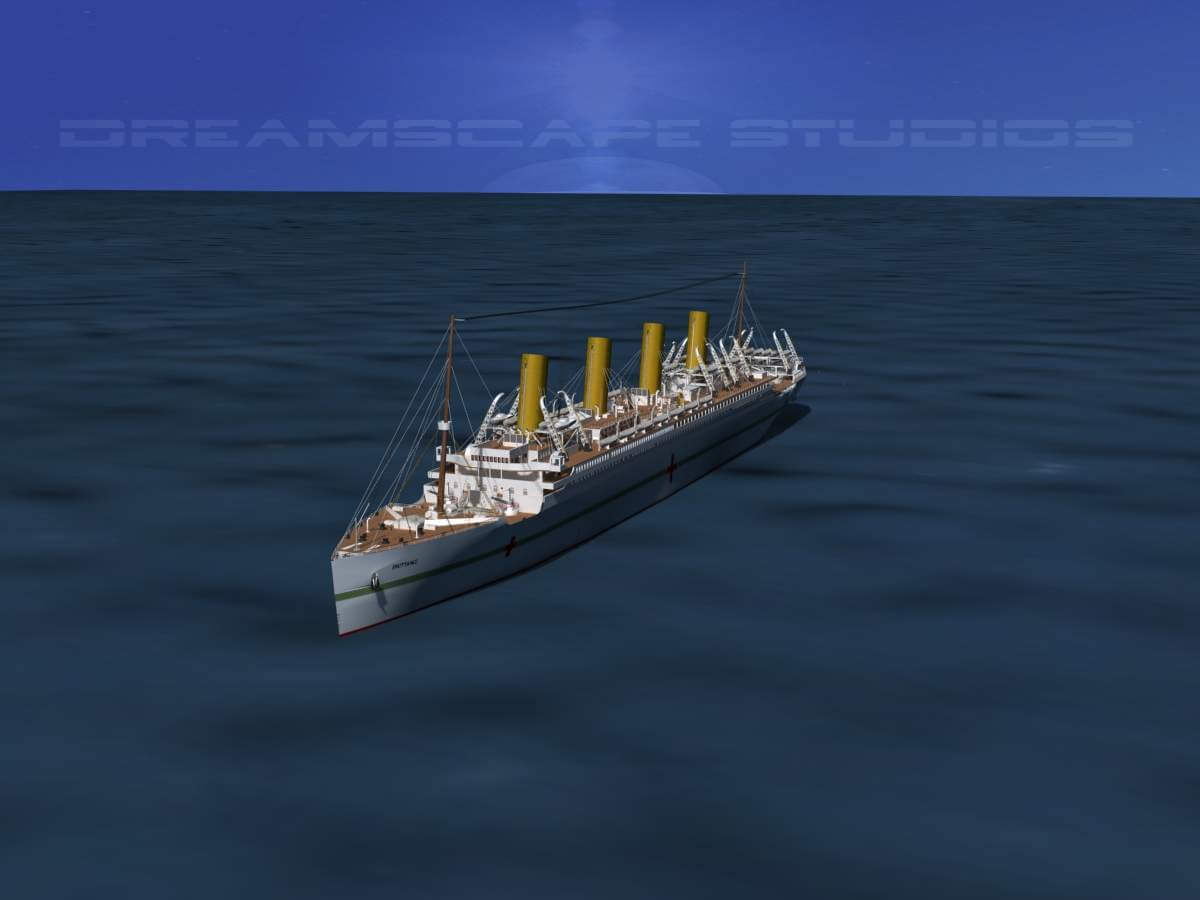 HMHS Britannic - 3D Model by Dreamscape Studios