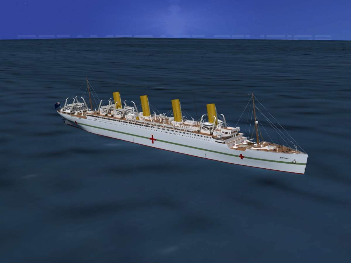 HMHS Britannic - 3D Model by Dreamscape Studios
