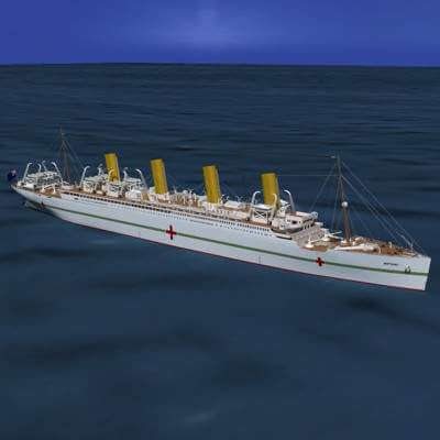 HMHS Britannic - 3D Model by Dreamscape Studios
