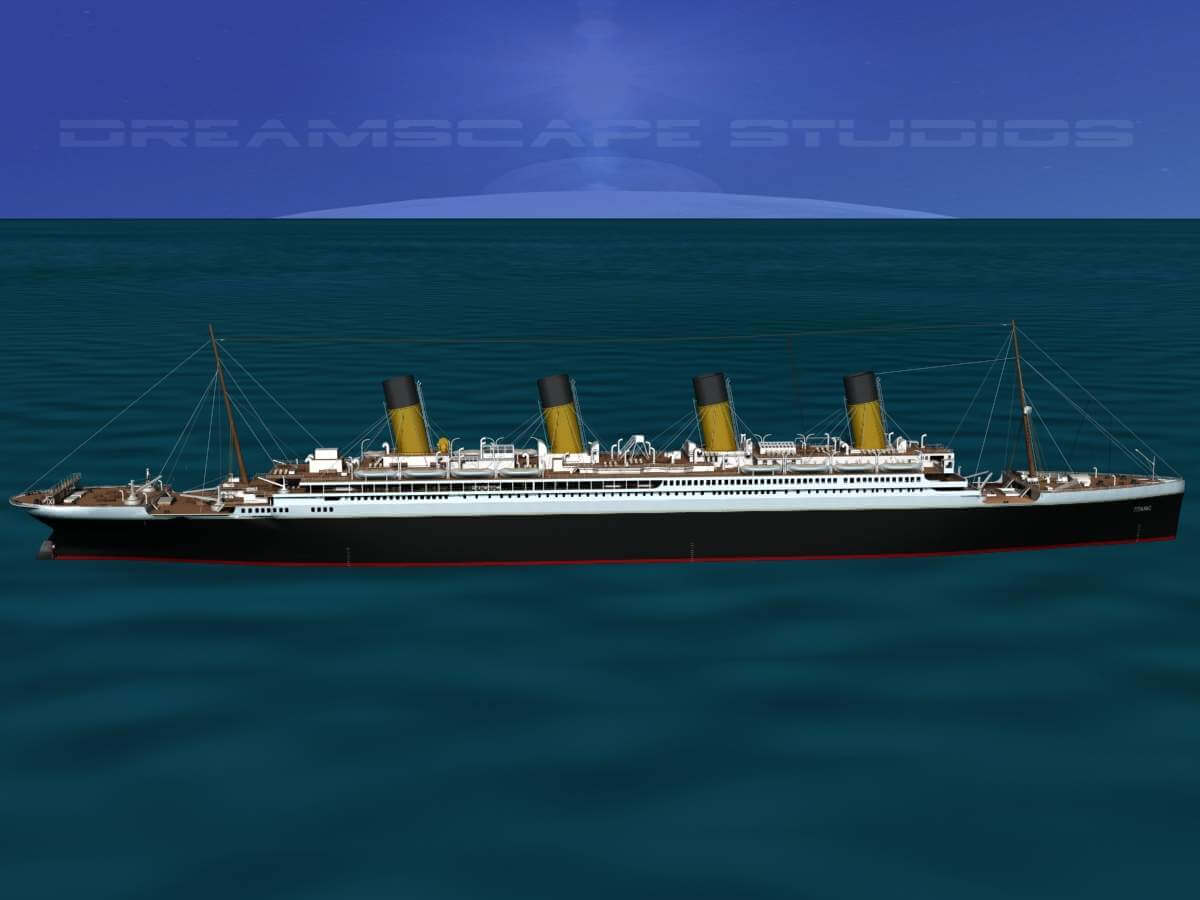 RMS Titanic - 3D Model by Dreamscape Studios