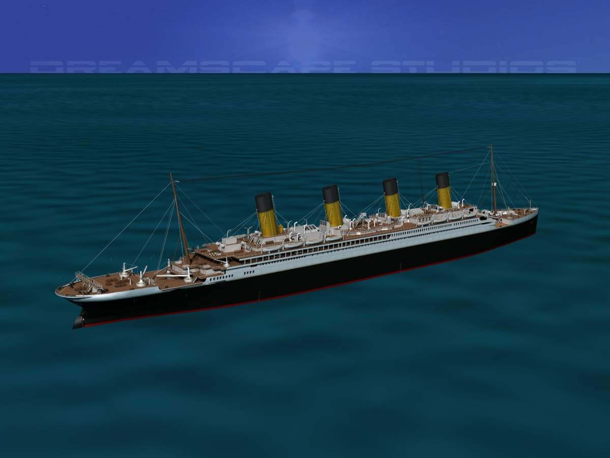 RMS Titanic - 3D Model by Dreamscape Studios